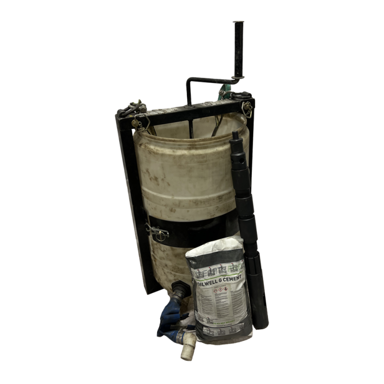 Cement Dump Bailer & Certified Overhead Mixing Barrel - CFO Rentals